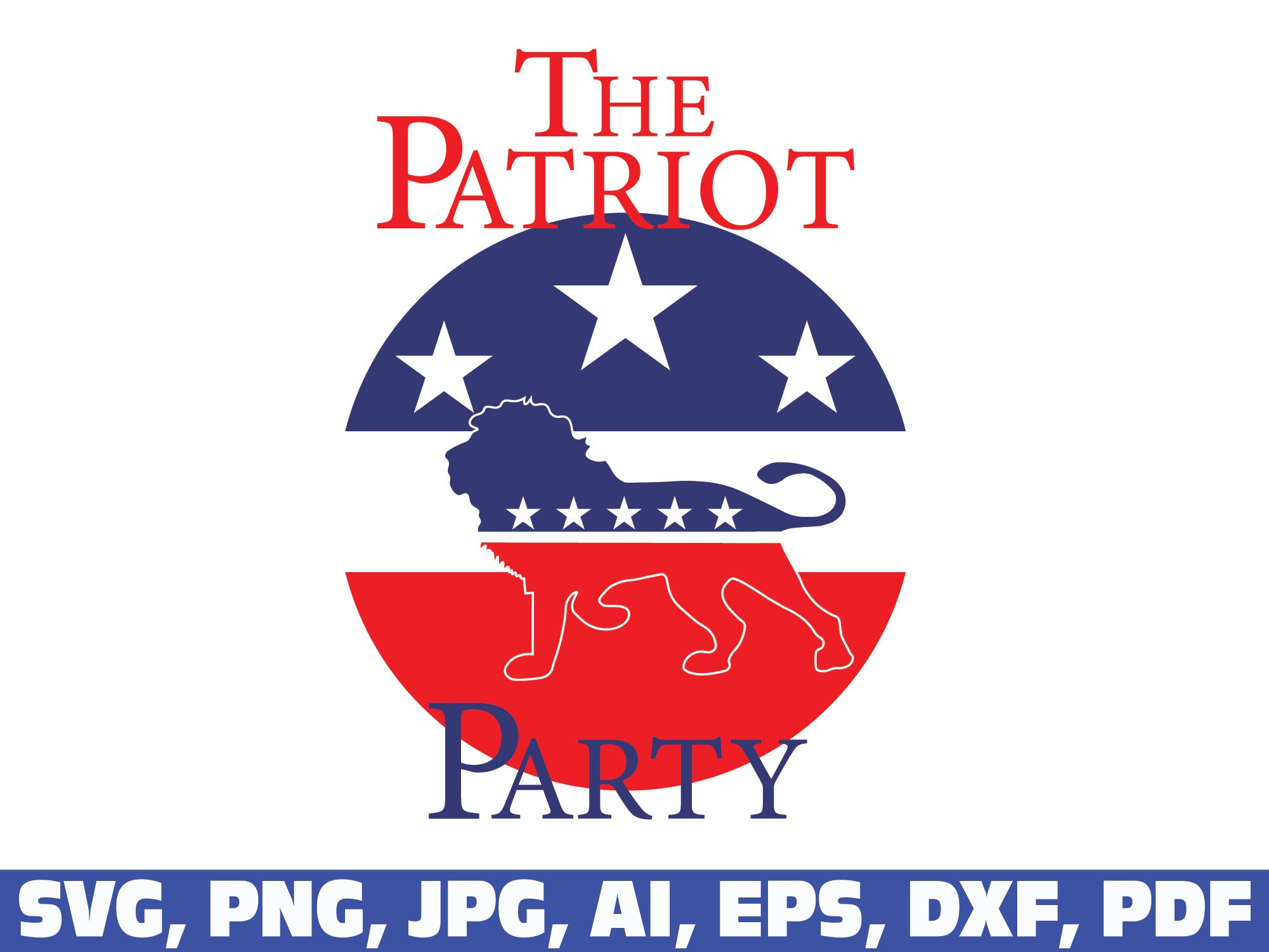 The Patriot Party SVG Lion Patriot Party Svg Trump Lion - Etsy Finland