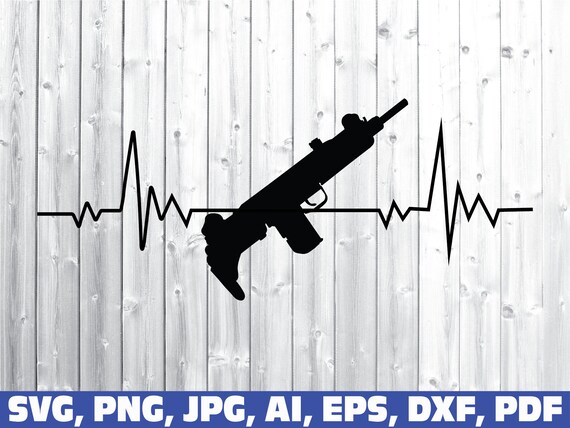Gun Heartbeat Svg Gun Ekg Svg Gun Svg Guns Svg Weapon Svg - Etsy Ireland