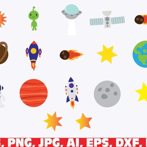 Galaxy Space SVG Bundles, Planets, Earth Svg, Sun Svg, Astronaut Svg ...