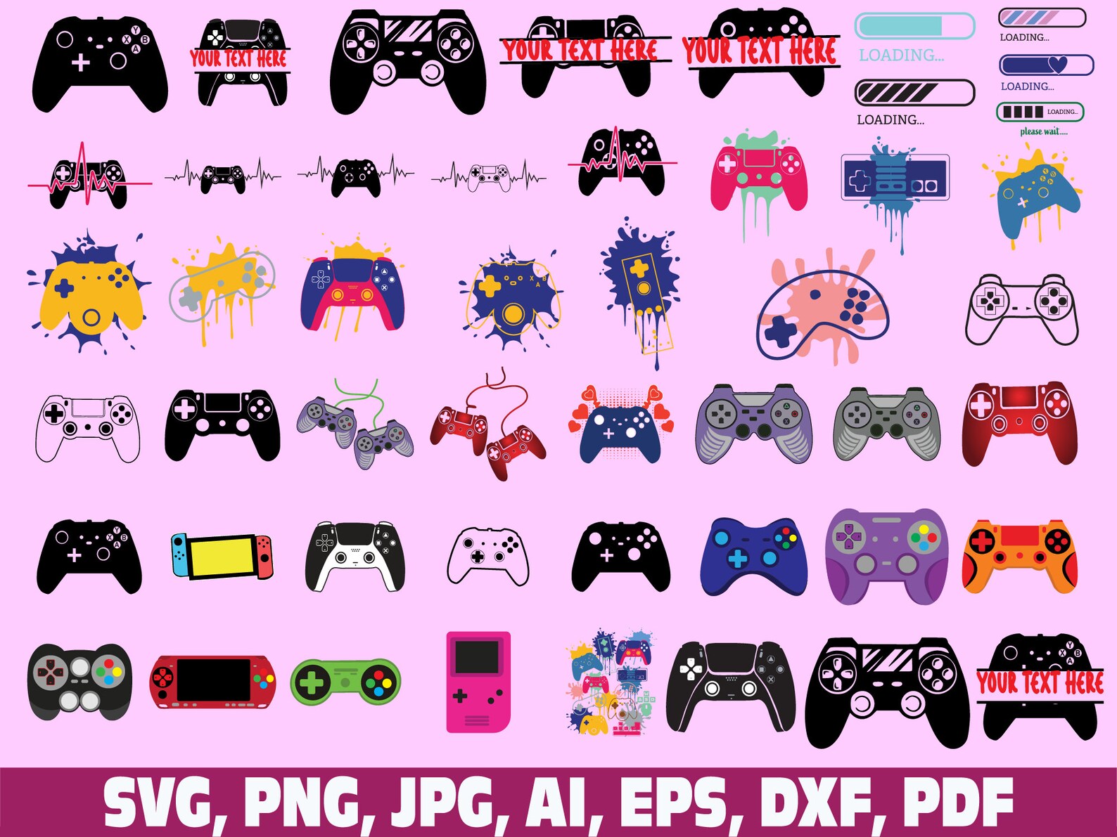 Gamer Heartbeat SVG Gamer Svg Video Game Svg Gameer - Etsy