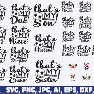 Soccer Svg Bundle, Soccer Font Alphabet Letters Svg, Soccer Svg, Soccer ...