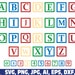 Block Alphabet Svg Block Font Svg BUILDING BLOCKS SVG Block - Etsy Canada