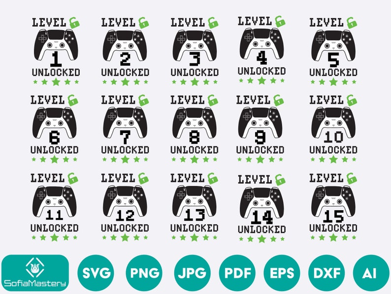 Gamer Svg Video Game Birthday Svg Video Game Svg Gaming - Etsy