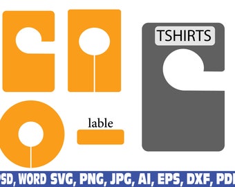 Clothing Rack Divider Template - Etsy UK