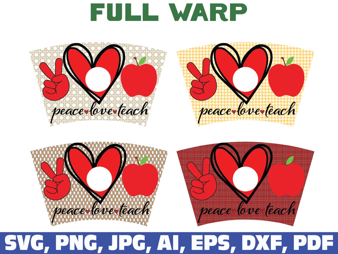 Peace Love Teach Svg Png Teacher Svg School Svg Funny - Etsy