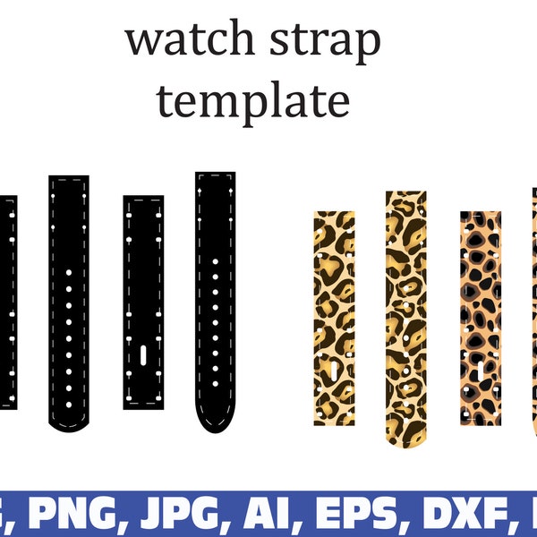Watch Band Template - Etsy