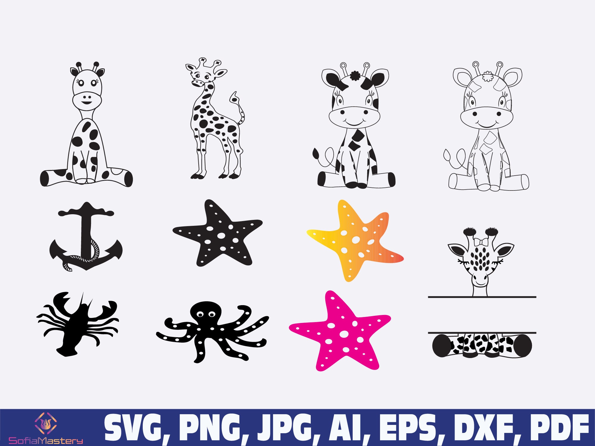 Süße Tiere SVG Baby Tiere SVG Baby Dinosaurier SVG Safari | Etsy
