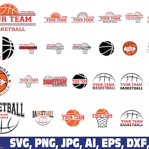 Basketball Svg, Basketball Team Custom Svg, Basketball Name Svg, Name ...