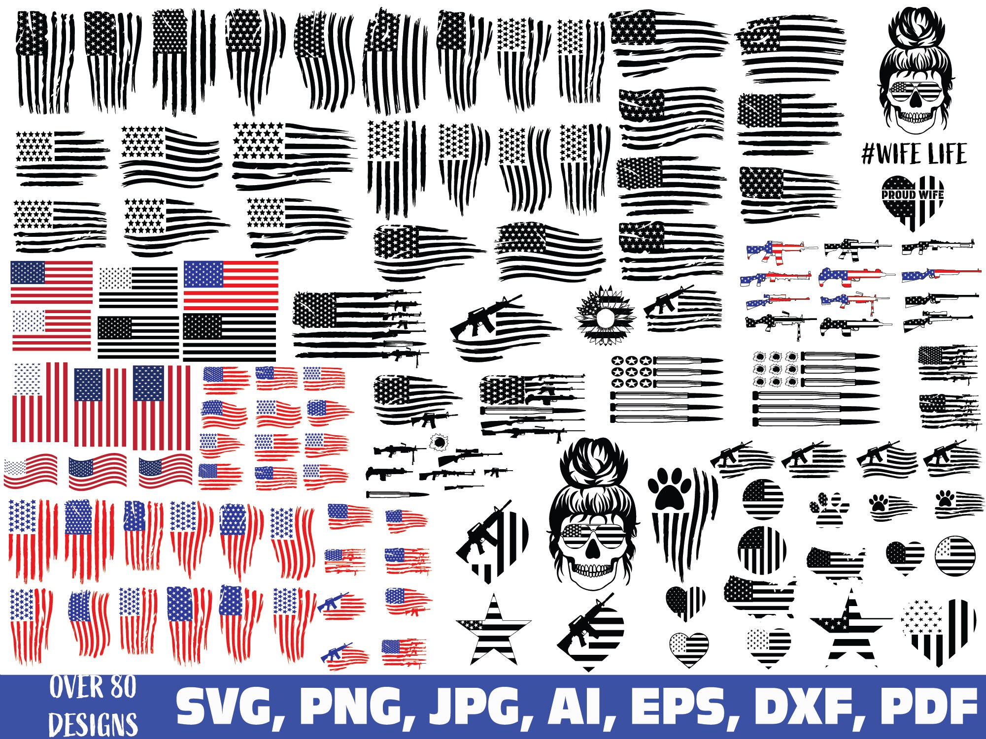 Rifle Flag Svg Gun Flag Svg Bullet Flag Svg Military Svg - Etsy Australia