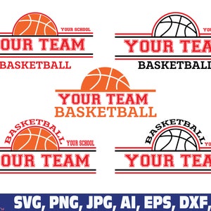 Basketball Svg, Basketball Team Custom Svg, Basketball Name Svg, Name ...