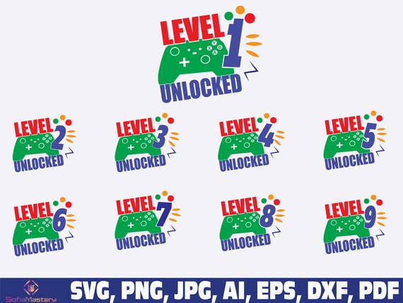 Gamer Svg Video Game Birthday Svg Video Game Svg Gaming | Etsy