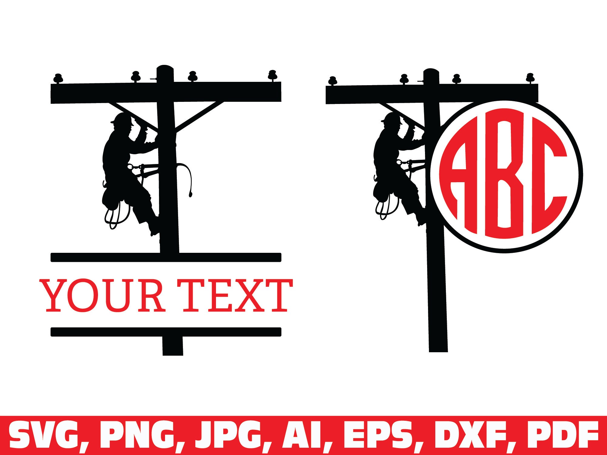 Lineman Svg Lineman Monogram Svg Lineworker Svg Lineman - Etsy Hong Kong