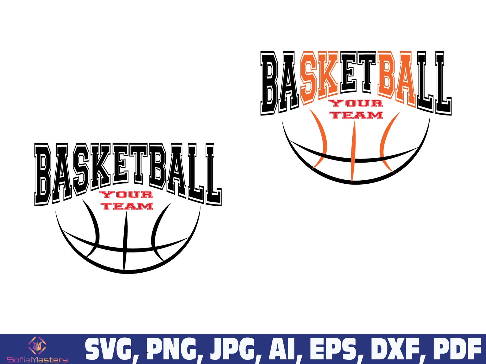 Basketball Svg Basketball Team Custom Svg Basketball Name - Etsy