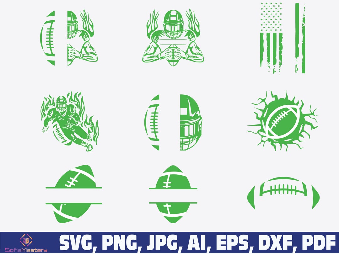 Football Player Svg Football Name Svg Football Svg Football - Etsy