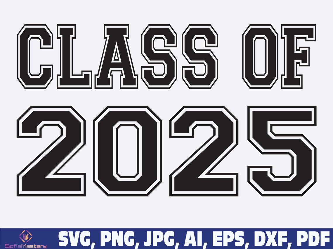 Class Of Svg Bundle Class Of Seniors Svg Png Graduation Etsy