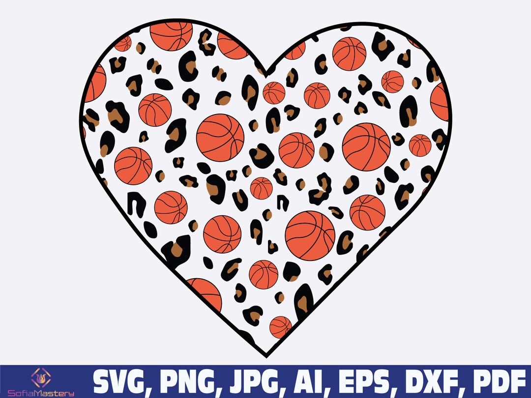 Leopard Heart Seamless Basketball Png, Leopard Cheetah Animal Print ...