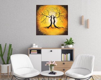 African Tree Painting - Etsy