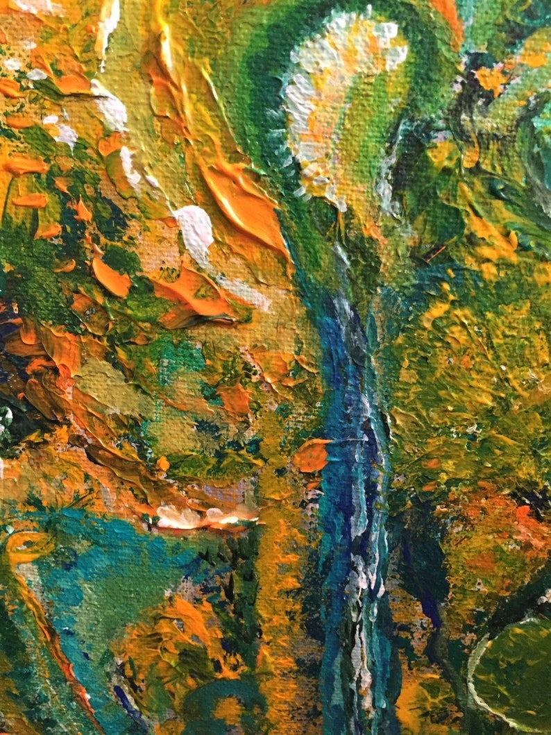 Original Abstract Jungle Art - "enchanted Forest" - OPEN EDITION PRINTS ...