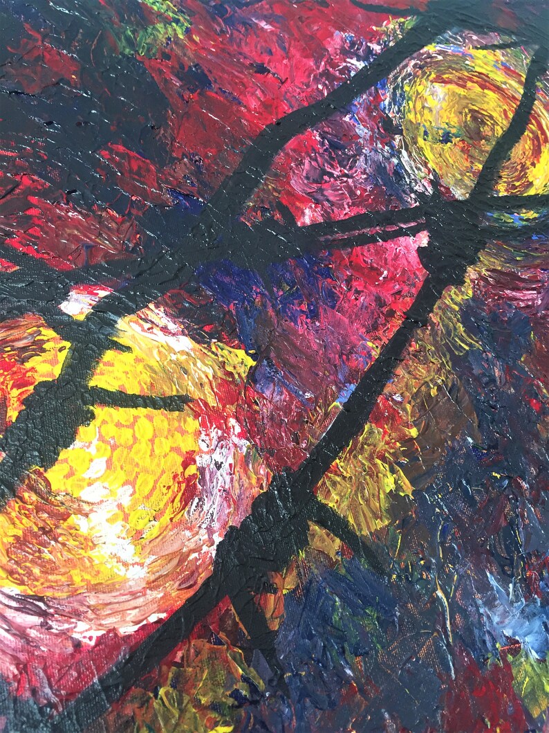 War Military Painting on Canvas - Abstract Detailed Textured Art ...