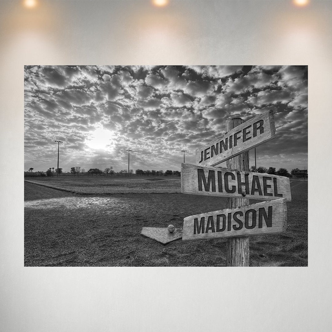 Baseball Field Multi-names Premium Photo Print - Etsy