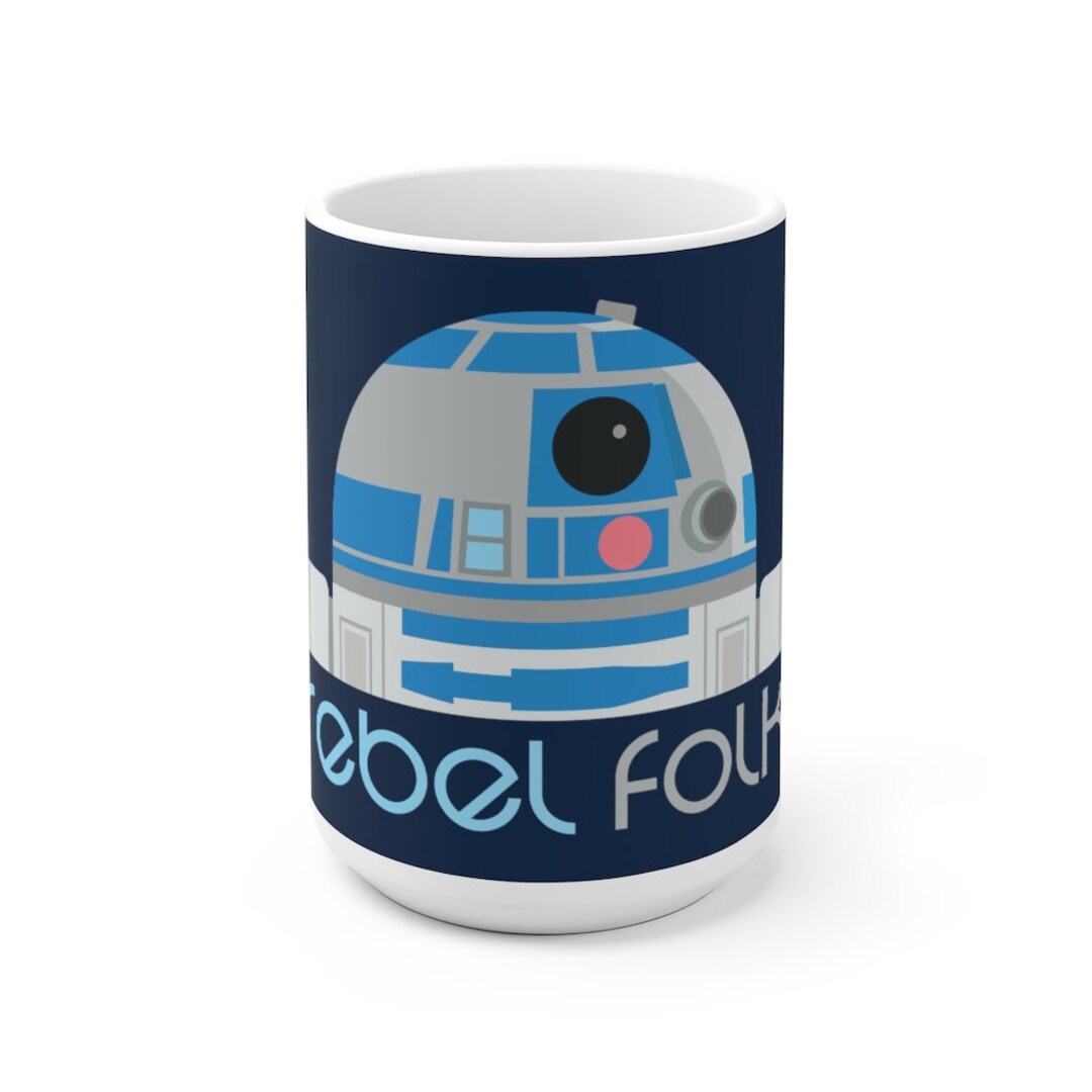 Rebel Folk R2D2 Coffee Mug Filoni Disney Star Wars Astromech Artoo ...