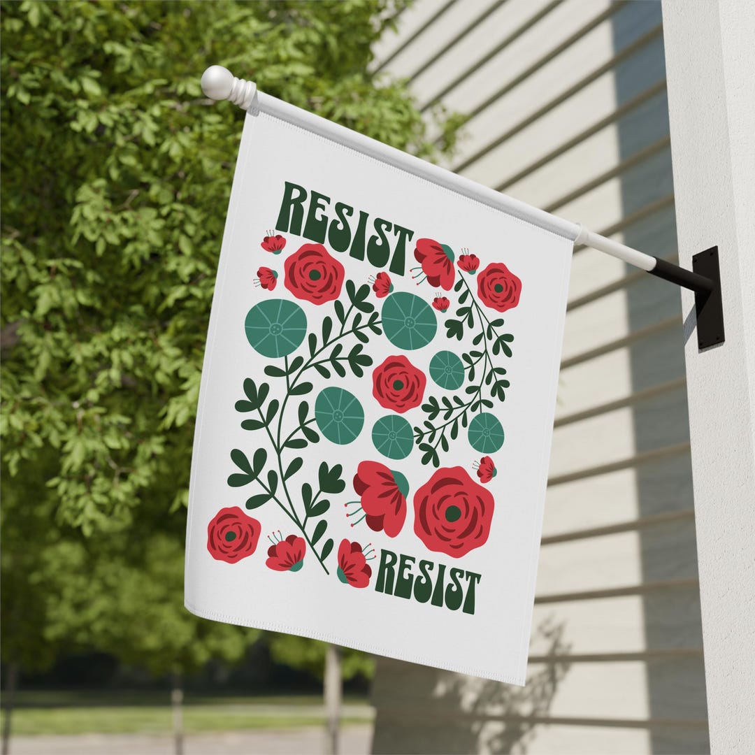 Resist Yard Flag, FDT Anti Trump Garden Flag, Resistance Yard Flag ...