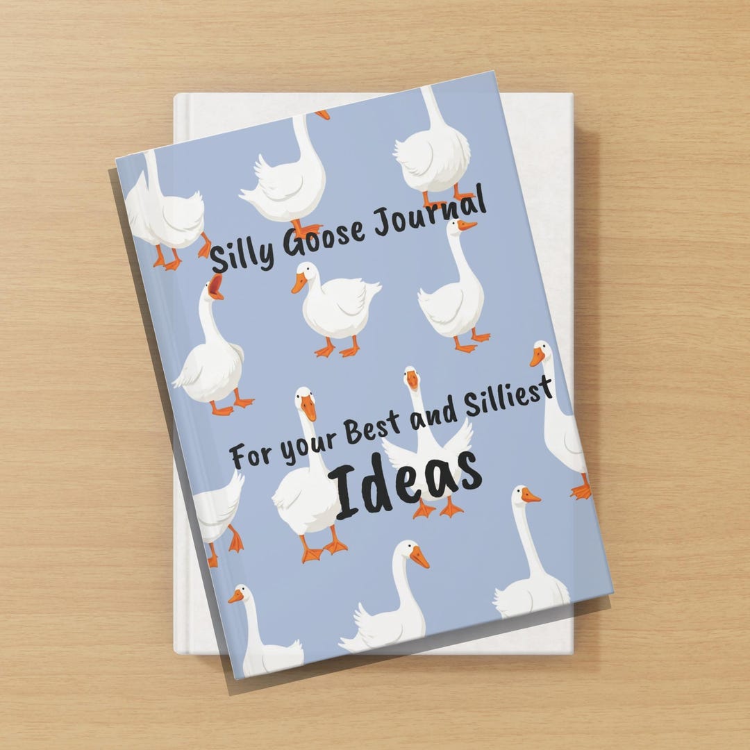 Personal Notebook, Silly Goose Journal for Funny Ideas, Gift for ...