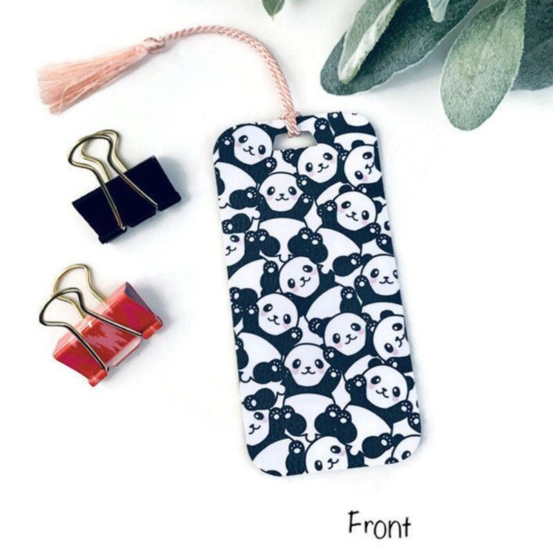 Panda Bookmark - Etsy