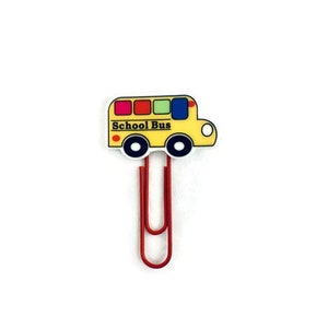 Bus Planner Clip | School Bus Planner Clip | School Planner Clip ...