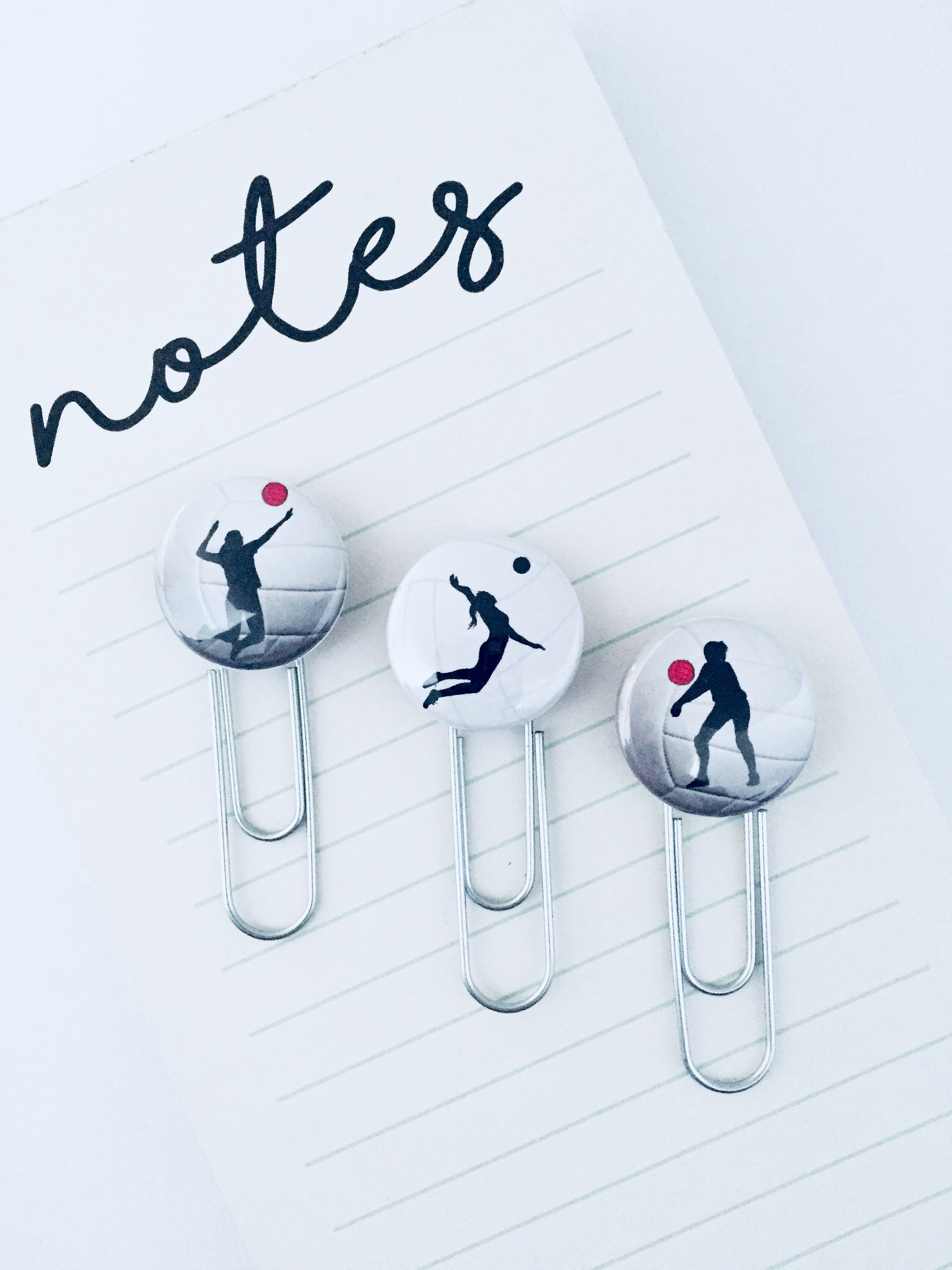 Volleyball Planner Clips, Volleyball Journal Clips, Volleyball Players ...