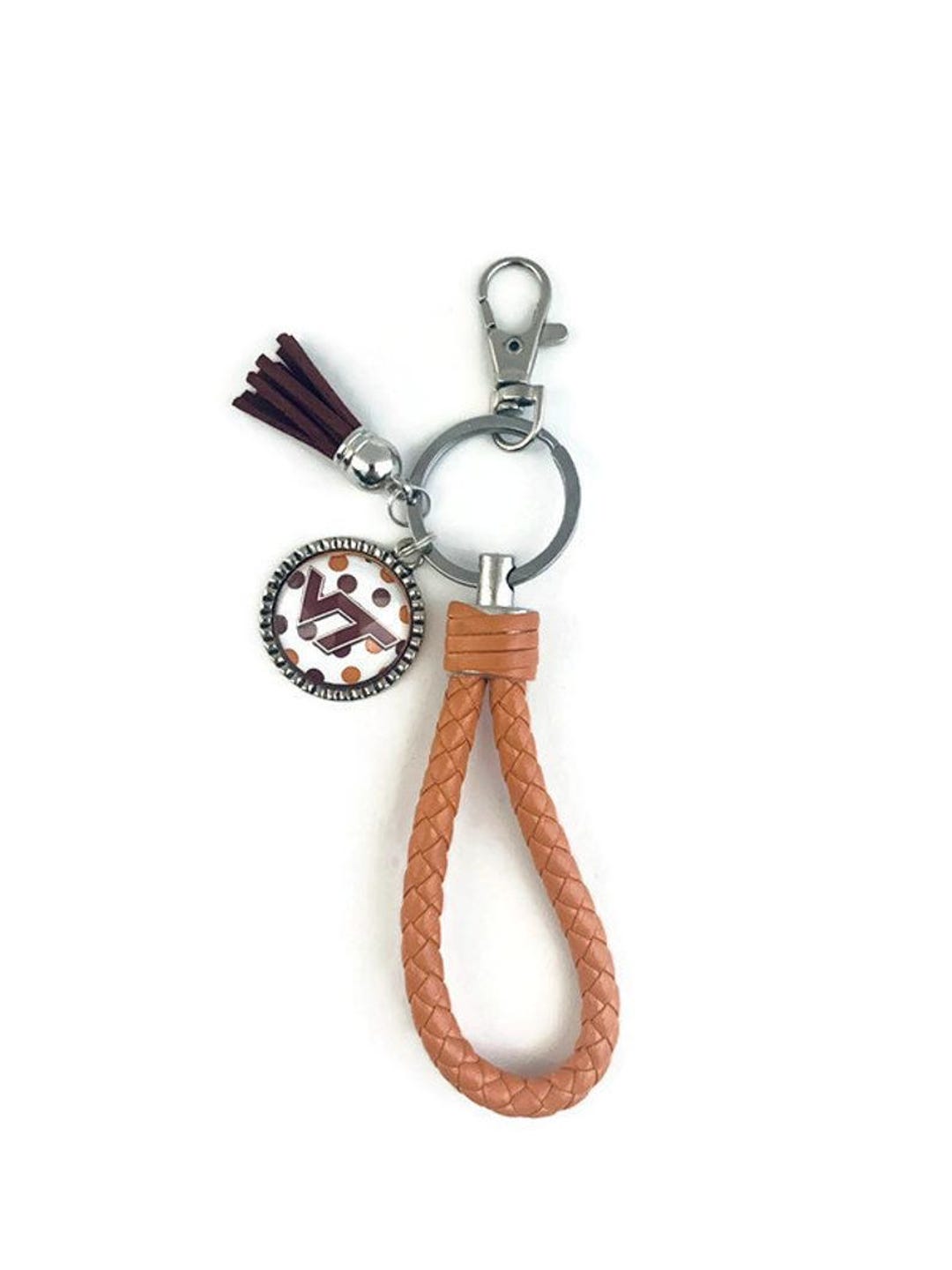 Virginia Tech Key Chain | Virginia Tech Wristlet | VT Key Chain ...