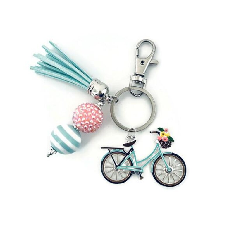 Bicycle Keychain - Etsy