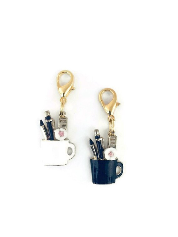 Mug Planner Charms Pencil Cup Planner Charms Pen Cup Planner - Etsy