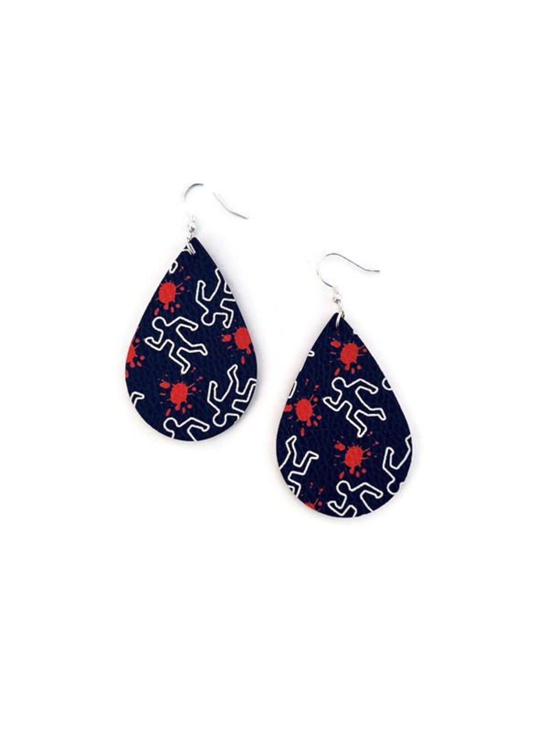 Crime Scene Earrings | CSI Earrings | Forensic Earrings | Caution Tape ...