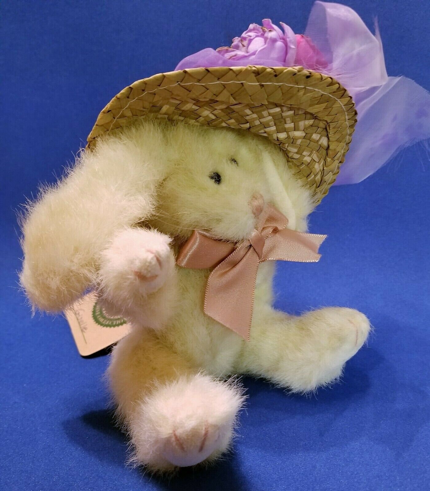 Boyds Bears Giselle De La Fleur Plush Bunny Rabbit in Hat Collectible ...