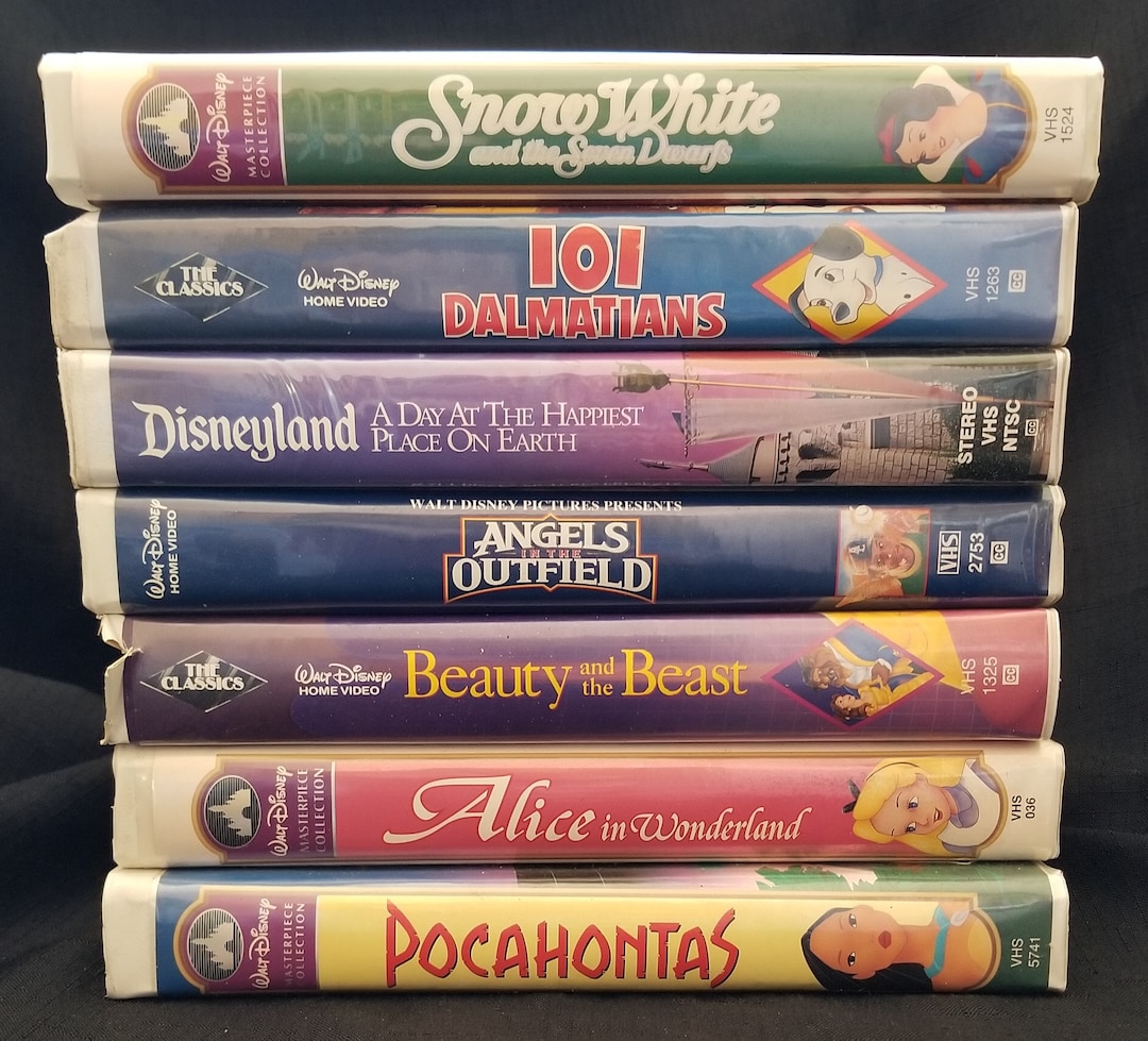 Lot of 7 Vintage Walt Disney Film Classics Family Movies VHS - Etsy
