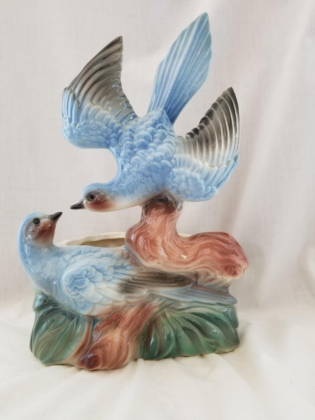 Vintage Maddux of California Blue Birds Planter 1960 – Rare - Etsy
