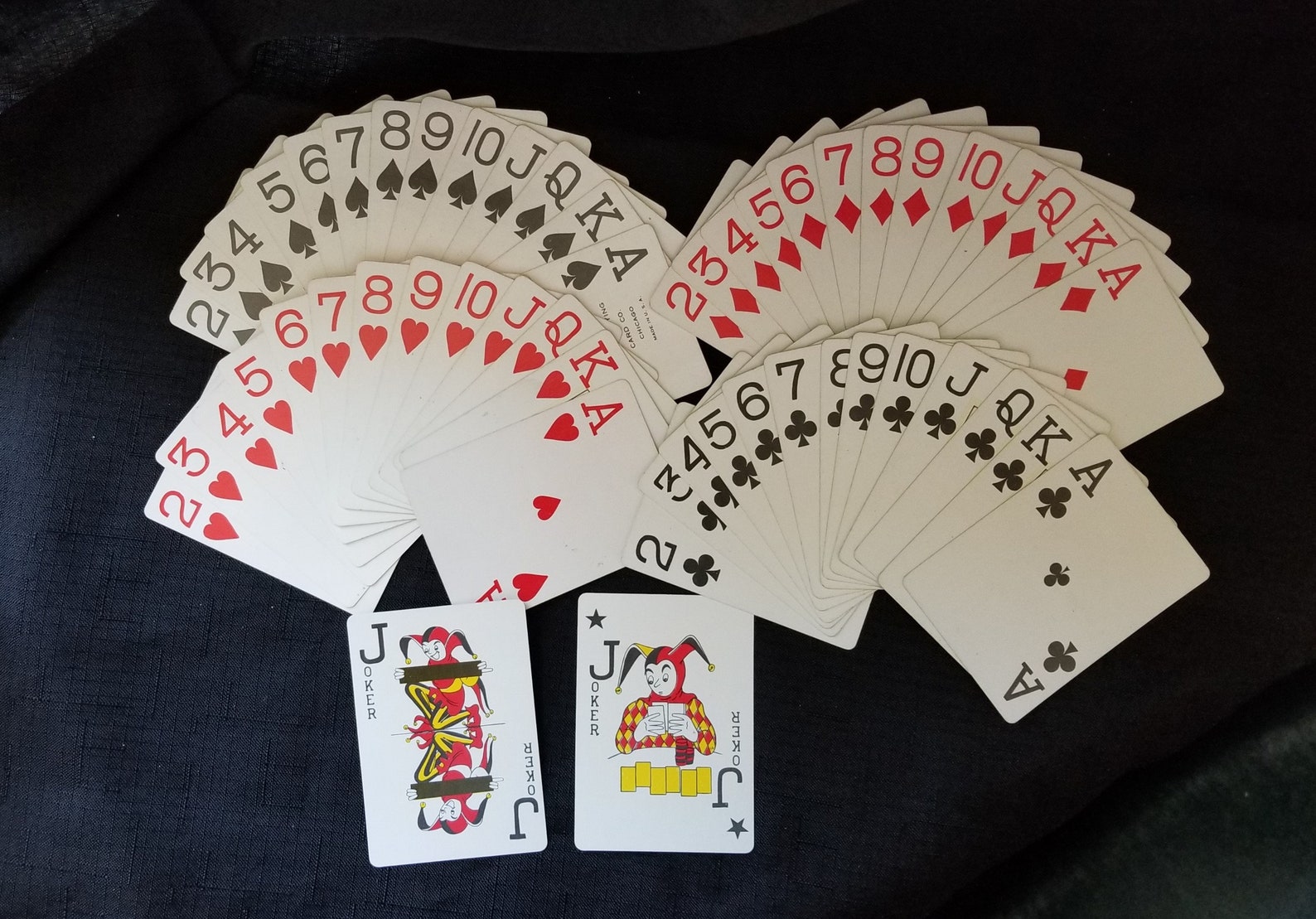 Vintage Streamline No. 7 GIANT INDEX Poker Playing Cards - Etsy