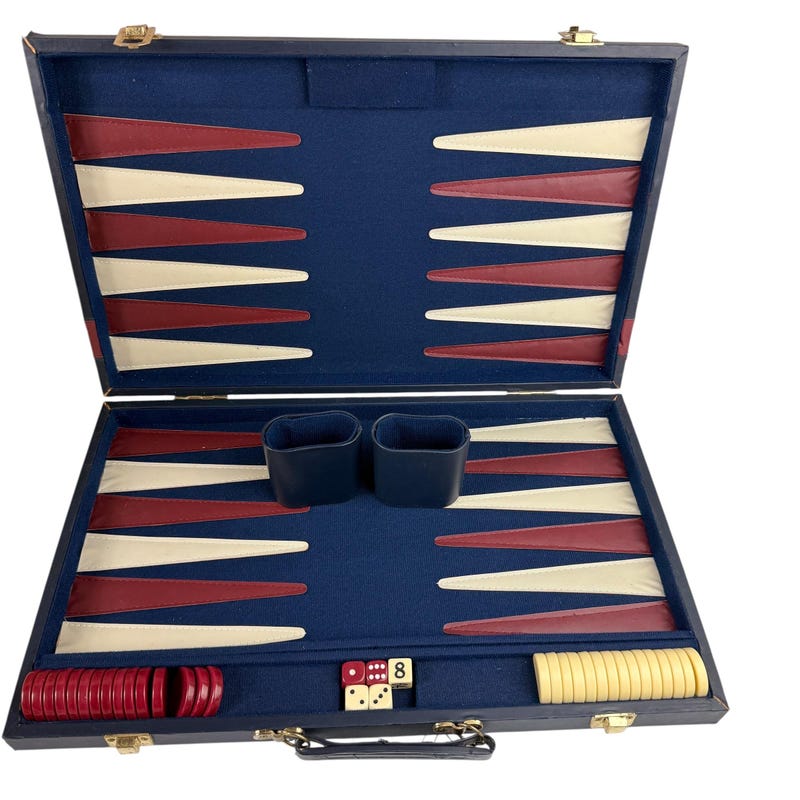 Vintage Backgammon - Etsy
