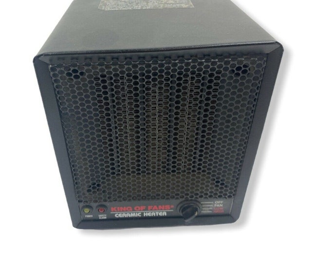 Vintage King of Fans Electric Fan Heater Ceramic 1500 W Model H-0414 ...