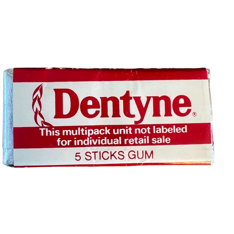 Dentyne Gum Cinnamon Sealed Pack 5 Sticks Vintage Original - Etsy