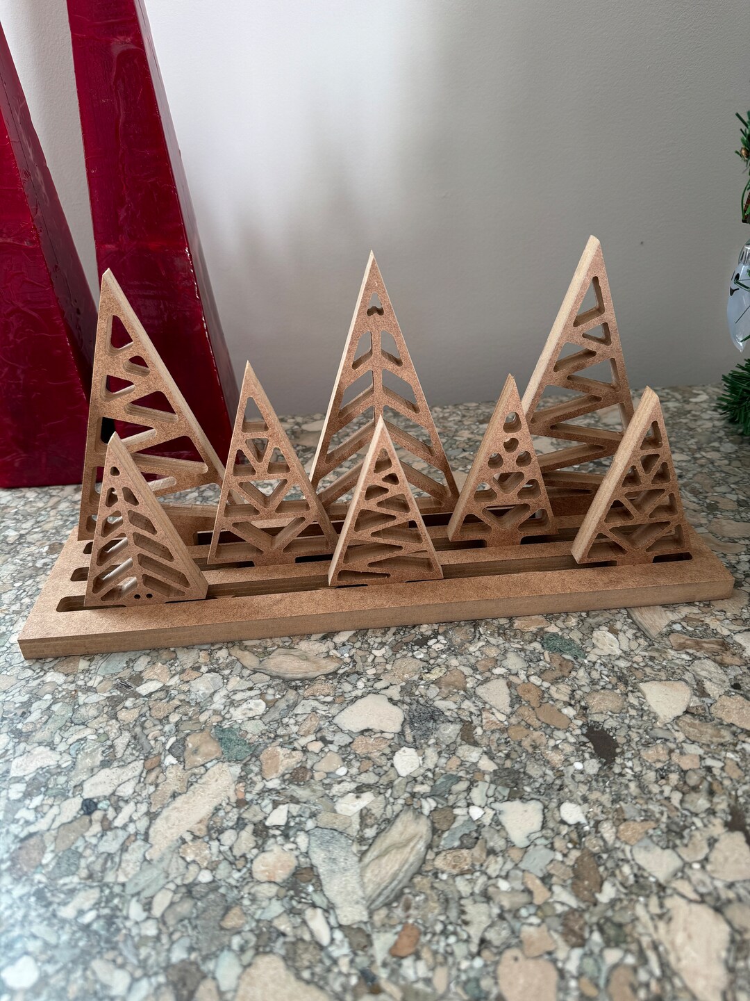Wooden Christmas Tree Farm - Etsy