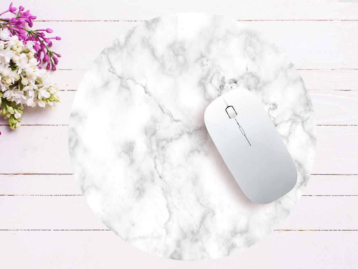 Marble Mouse Mat Marble Mouse Pad Office Mouse Mat Gift for | Etsy