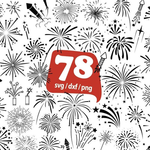 Fireworks SVG / Fireworks Cricut / Cut Files / Clipart / - Etsy