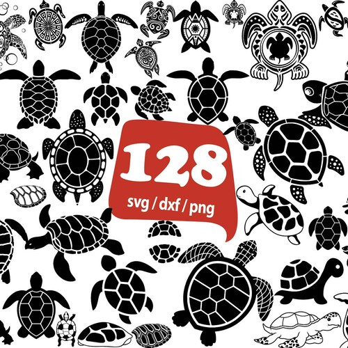 Sea Turtle Cut File Sea Turtle SVG Sea Turtle for Cricut - Etsy