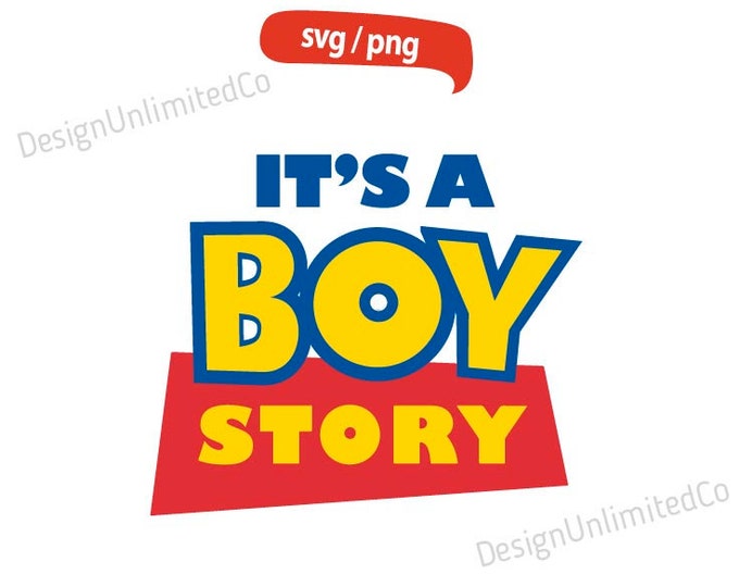 Printable BOY STORY Logo, Digital Boy Story Logo, Toy Story Png Image ...