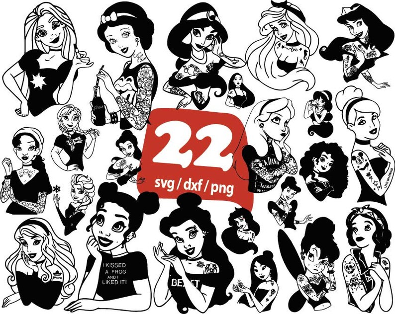 Princess Punk Svg Punk Svg Birthday Princess Svg Kids - Etsy