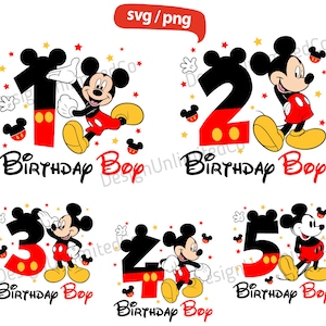 Mickey Mouse Svg - Etsy