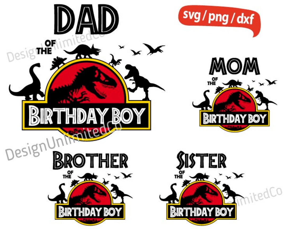 Dad Birthday Boy Svg, Mom Birthday Boy Svg, Brother Birthday Boy Svg, Sister Birthday Boy Svg, T ...