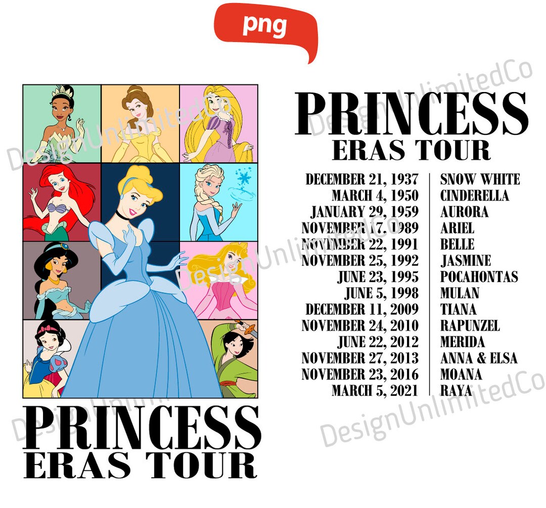 Princess Eras Tour Png, Princess Png, the Eras Tour Princess Png ...